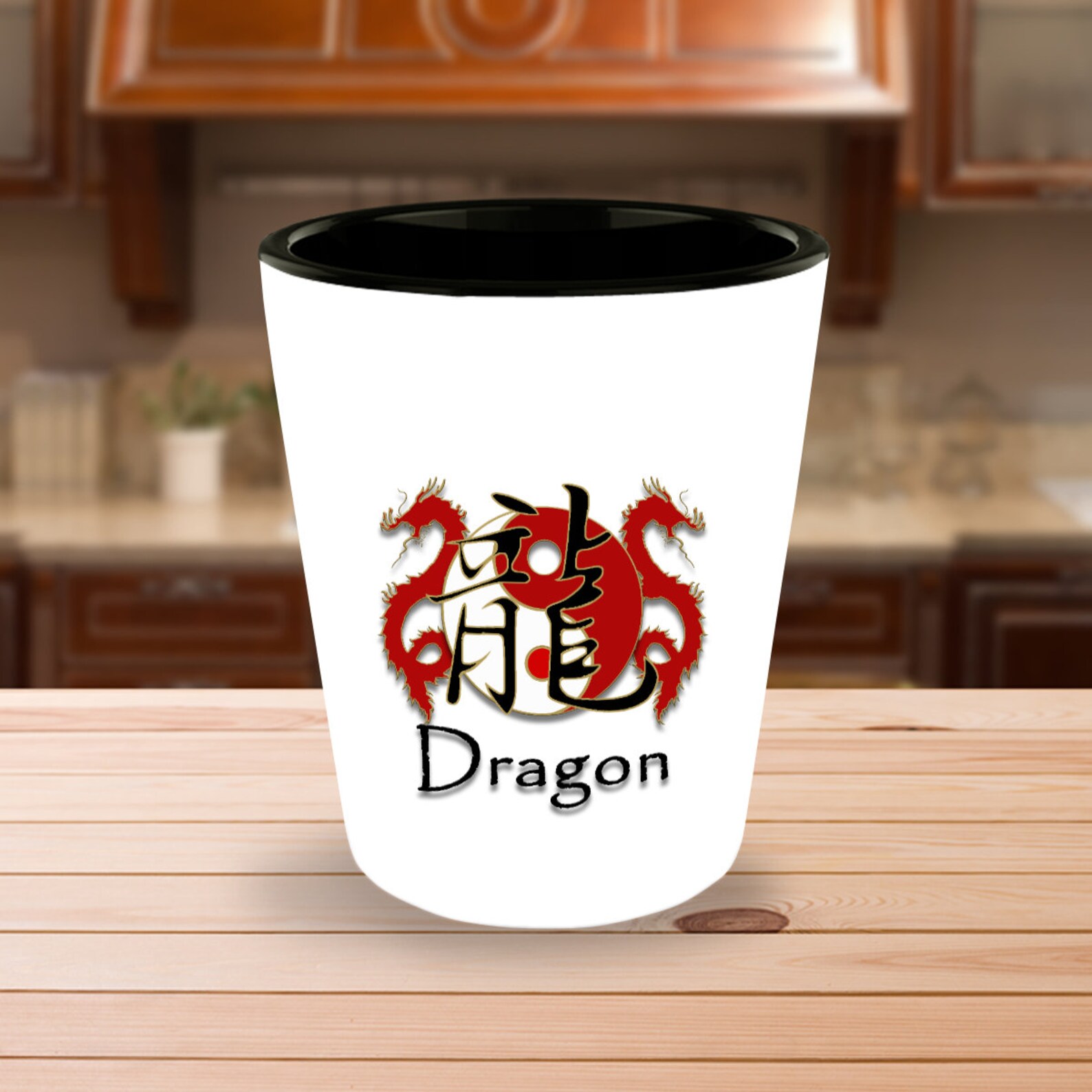 Dragon Shot Glass-zen Asian Design Shot Glass-cute Dragon Shot - Etsy
