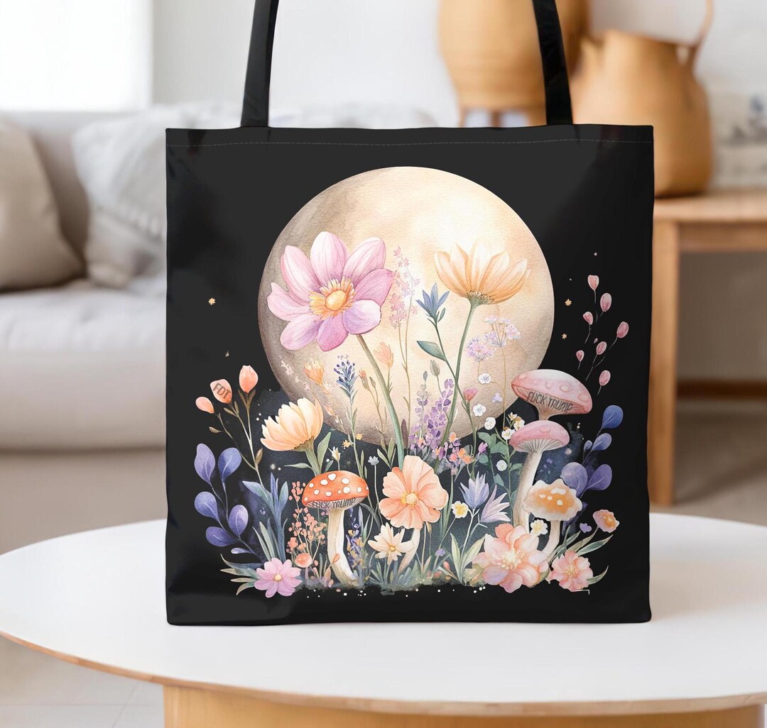 Funny Subtle Anti-trump Black Tote Bag-resist Political Statement ...