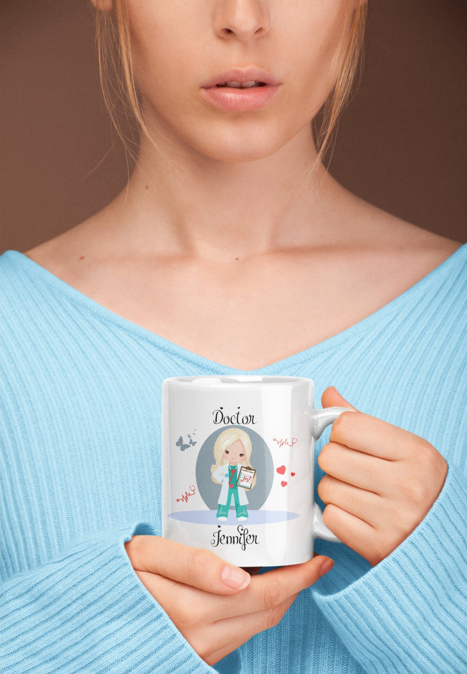 Female Doctor Coffee Mug Personalized-personalized Doctor Gift-medical ...