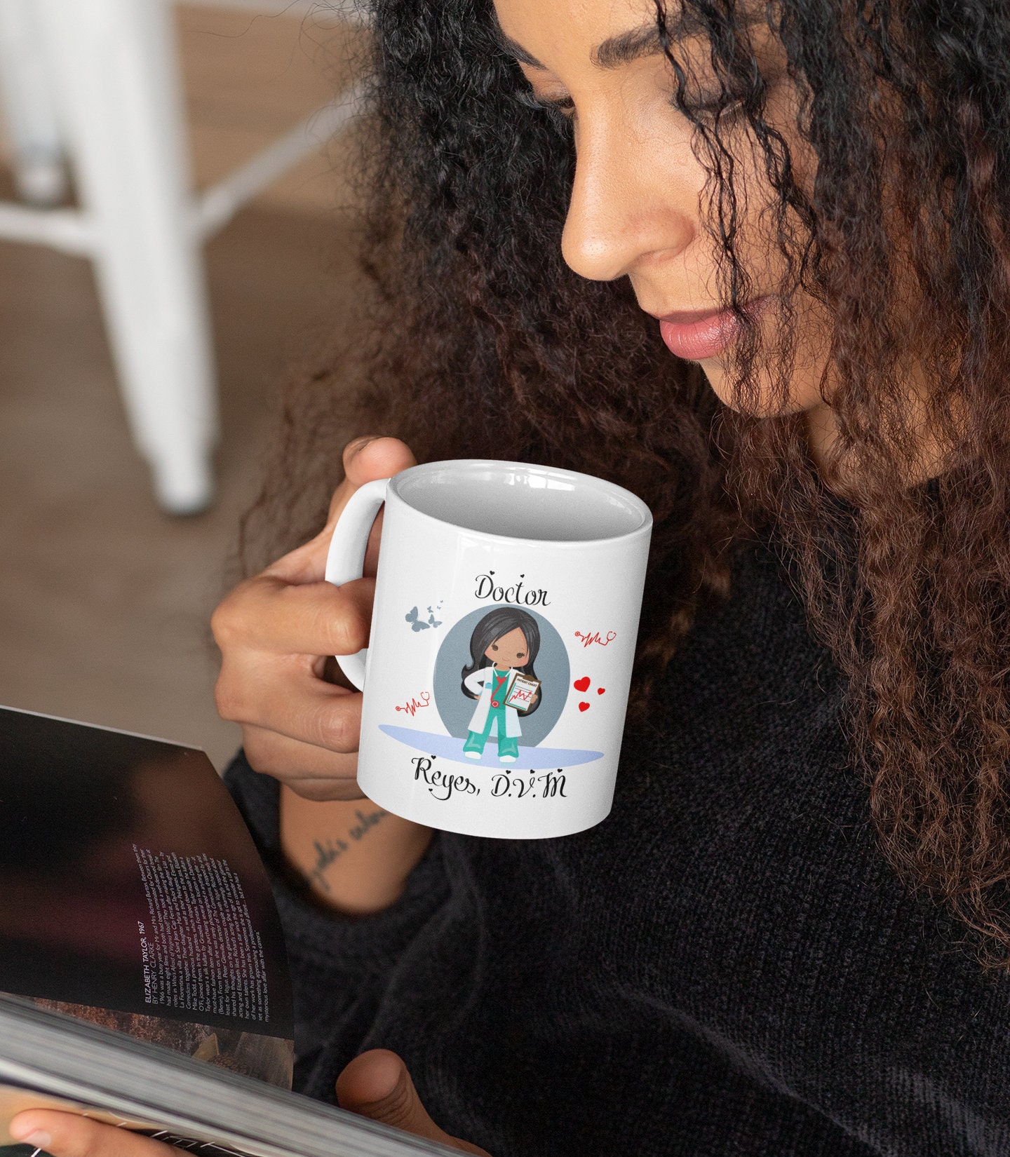 Female Doctor Coffee Mug Personalized-personalized Doctor Gift-medical ...