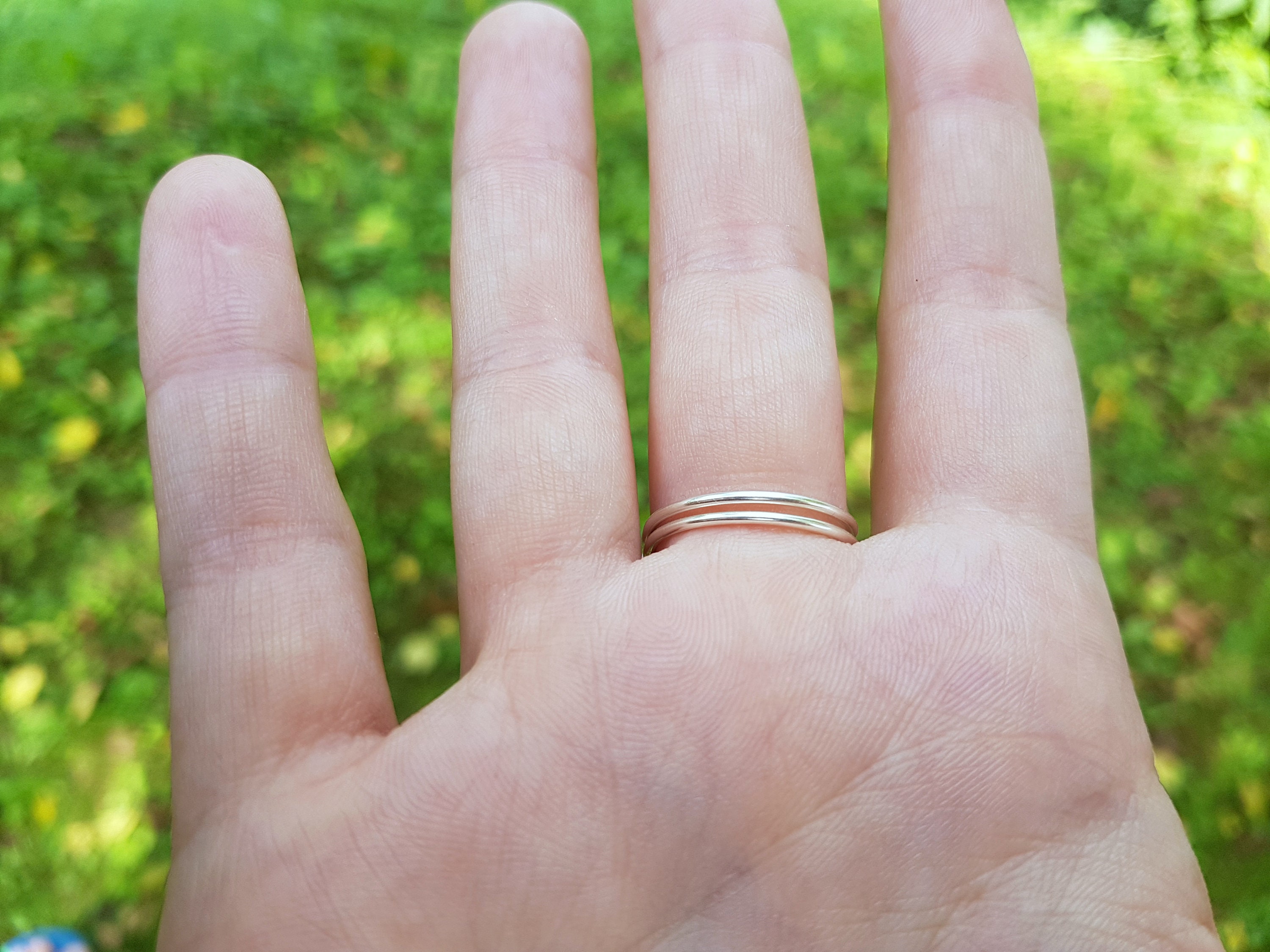 Fantasy inspired ring with a moonstone: The Two Trees | Etsy