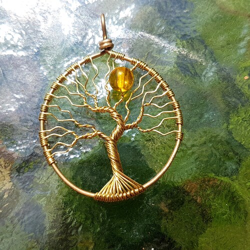 Yule Tree Offering Bauble Peace & Happiness Talisman | Etsy