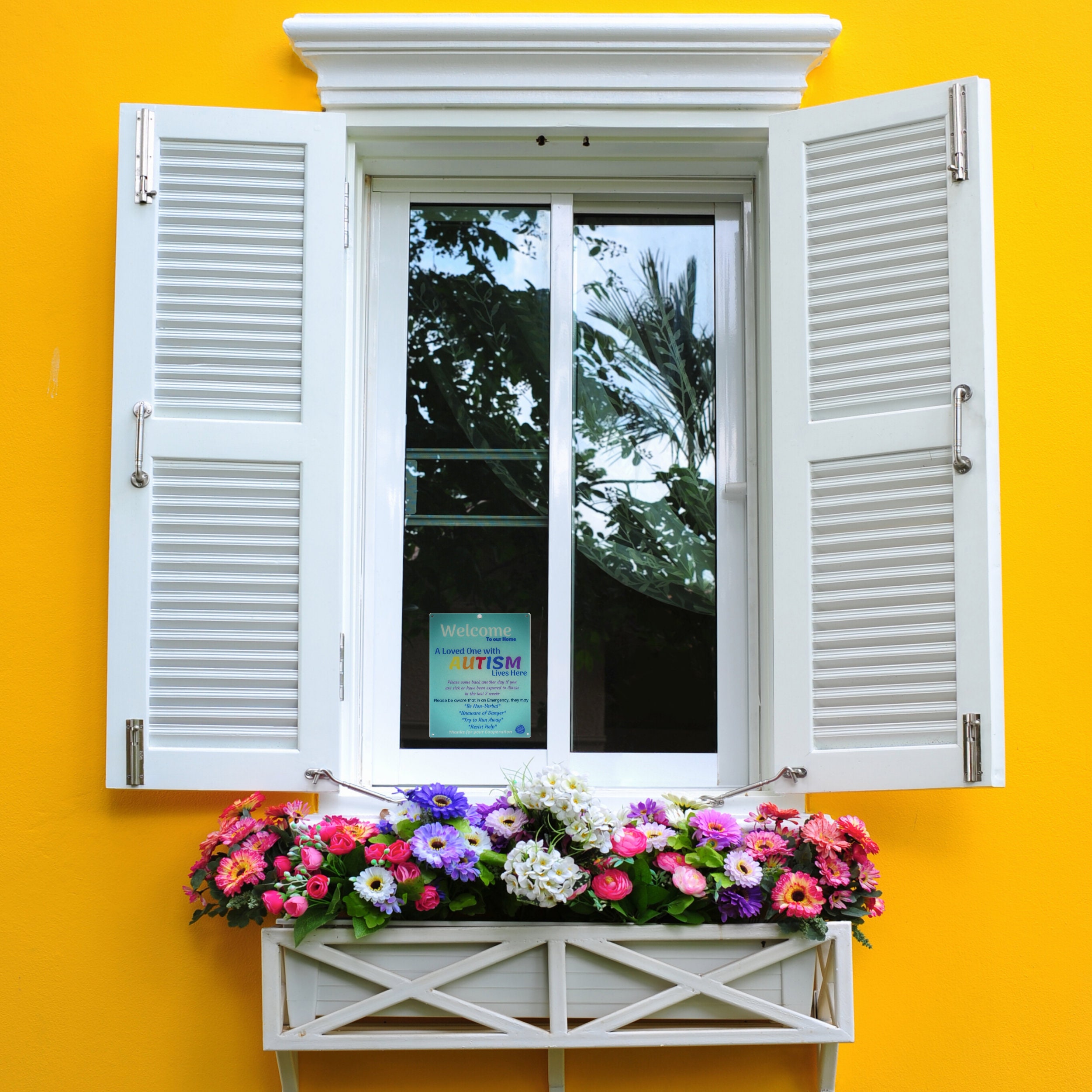 Autism Child Plastic Door Sign Blue - Etsy