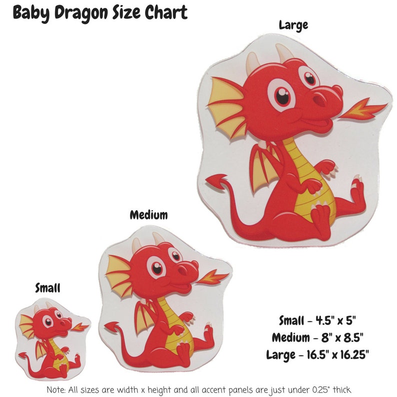 Baby Dragon Accent Panel - Etsy