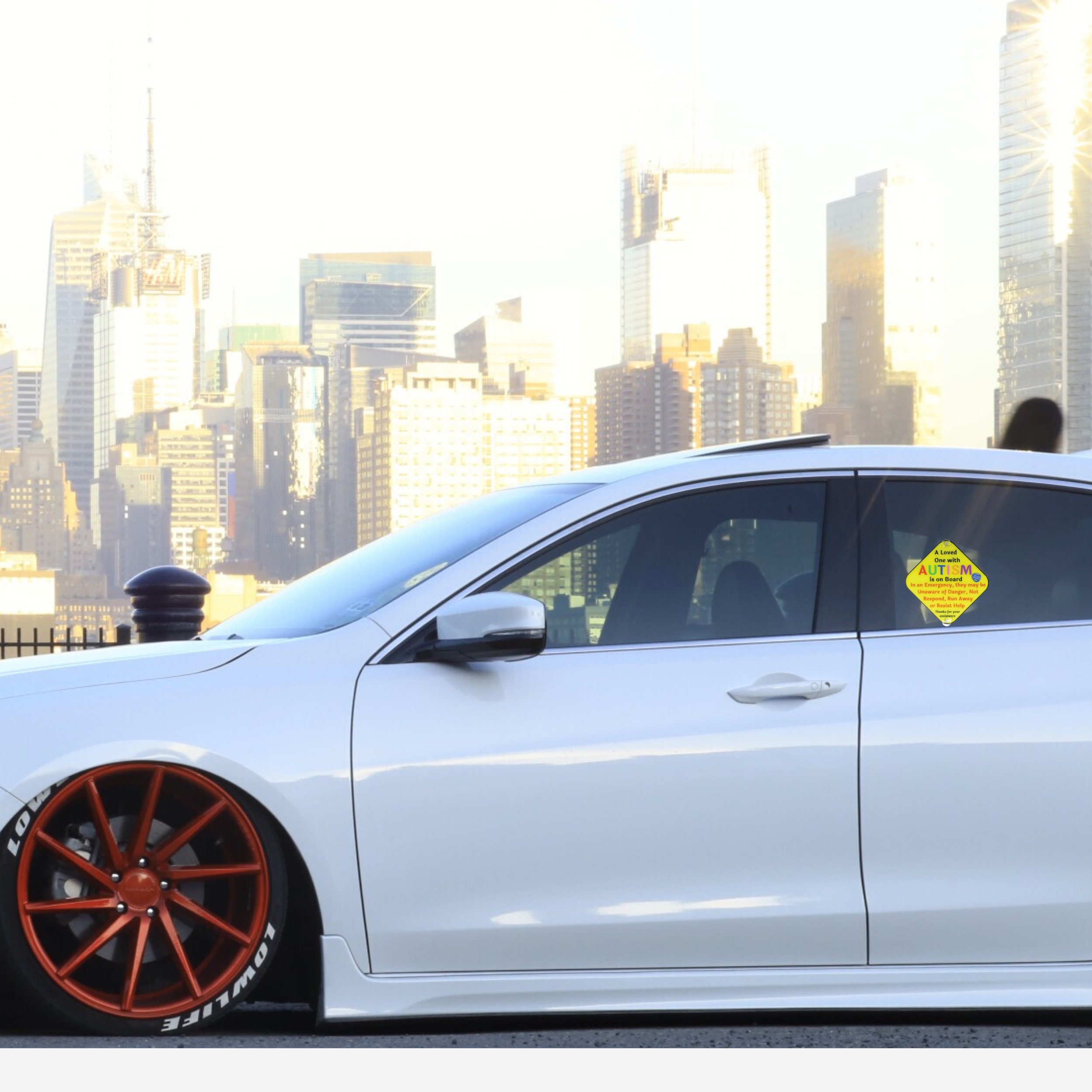 Bundle Dark Blue Autism Plastic Door Sign and Plastic Car Sign - Etsy.de