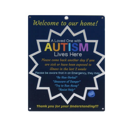 Autism Child Plastic Door Sign - Etsy