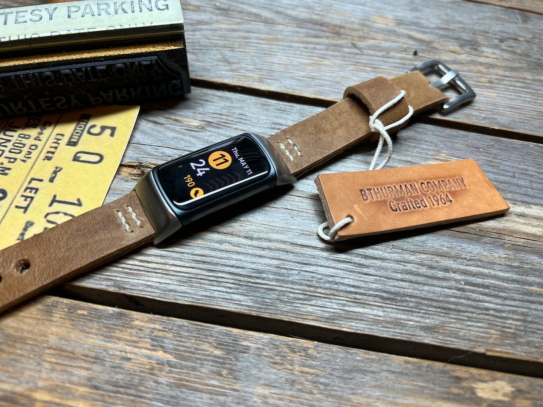 Fitbit Charge 2, 3, 4, 5 or 6 Leather Strap Band Men or Women - Etsy