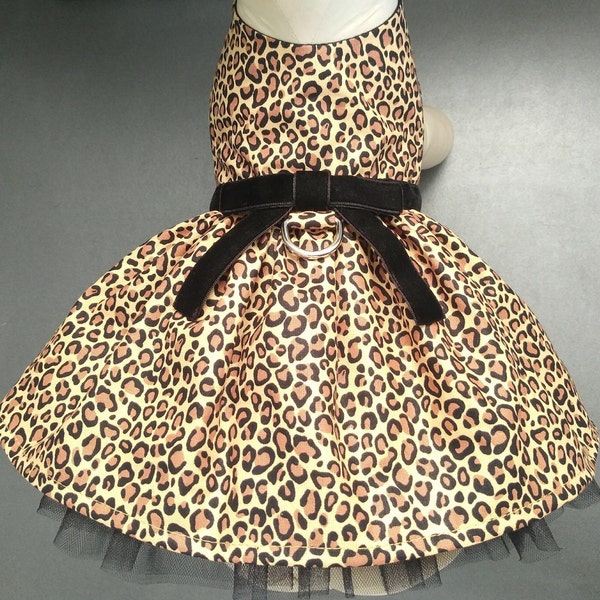 Dog Leopard Print Dress - Etsy