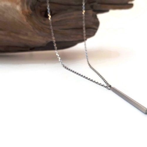 Double Layered Chain Stainless Steel Necklace Gift for Her | Etsy