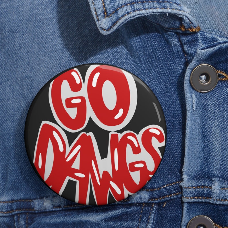 Georgia Pin Button-sic Em -gameday-uga- Sorority -sec - Etsy