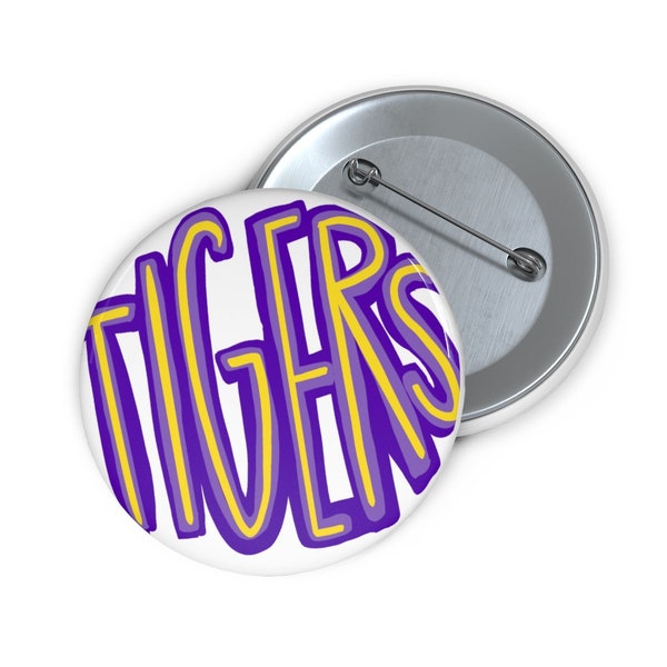Sorority Tiger Button - Etsy