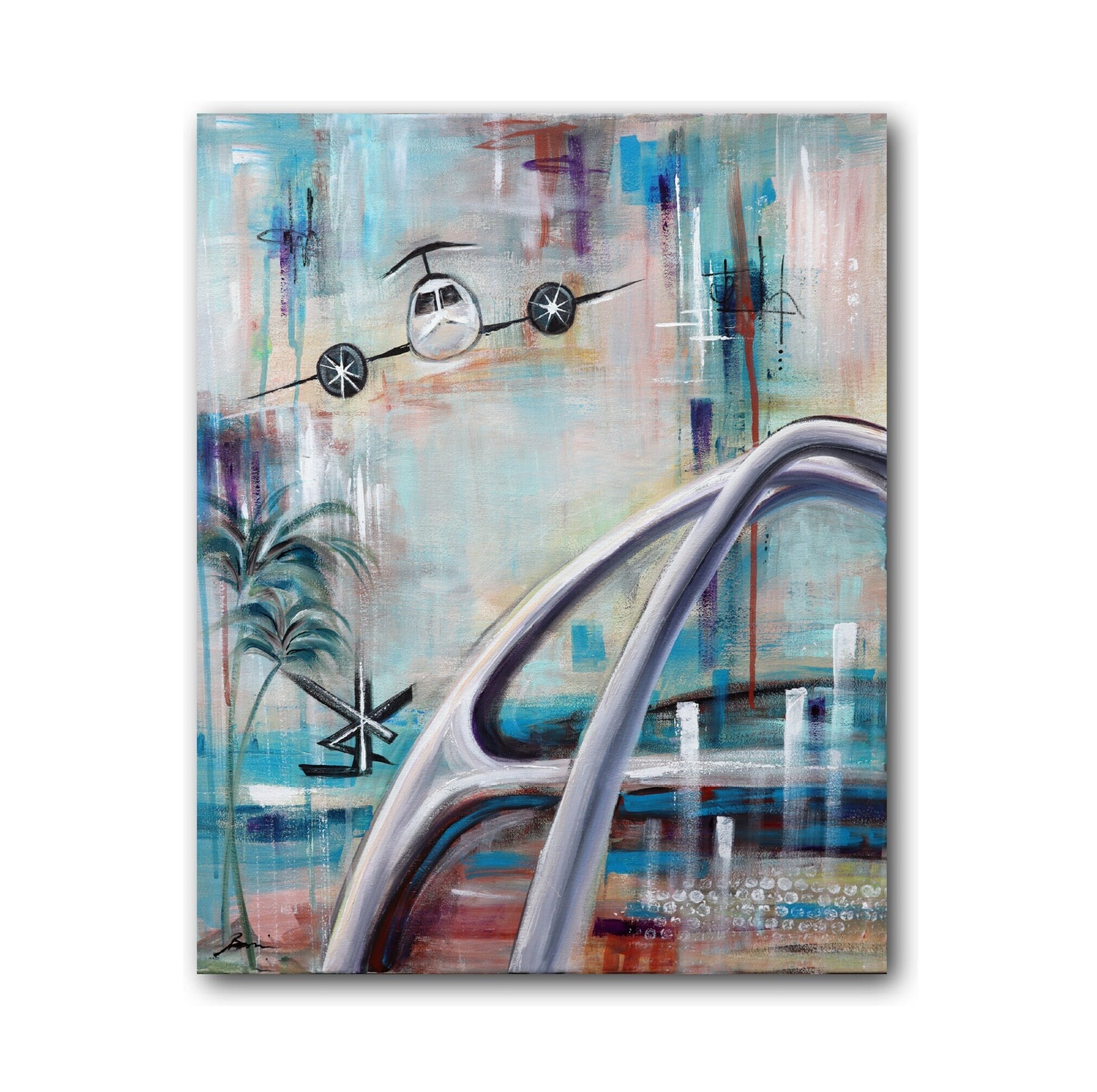 LAX PRINT Iconic Theme Building Art Print 1960s Googie - Etsy Canada