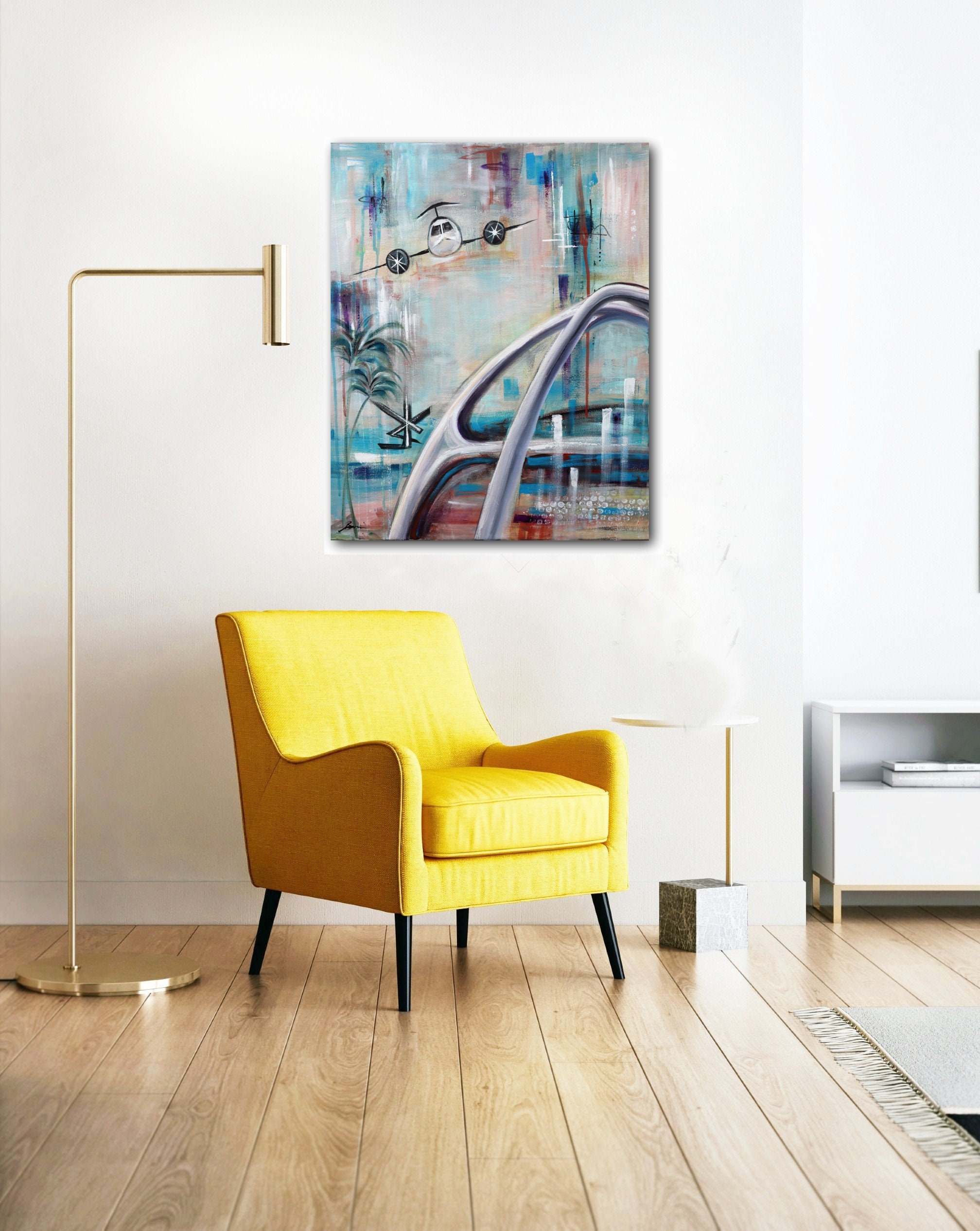 LAX PRINT Iconic Theme Building Art Print 1960s Googie - Etsy Canada