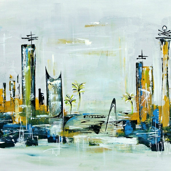 Midcentury Modern Art Etsy