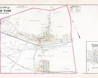Victor Ny Map - Etsy UK