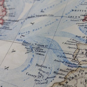 World Map 1867 From Black's Atlas - Etsy