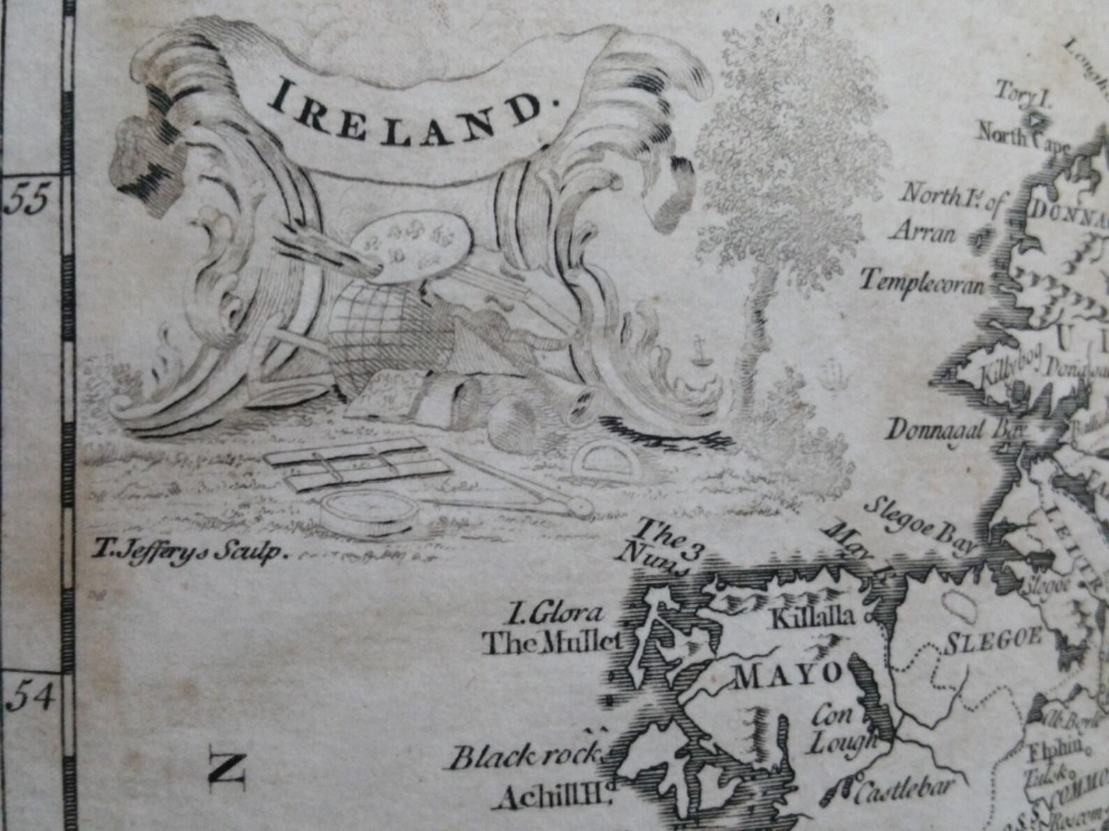 Map of Ireland 1764 - Etsy