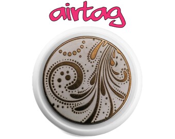 AirTag Medallions Engraved NEW Apple AirTag | Replacement Cover Scrolls ...