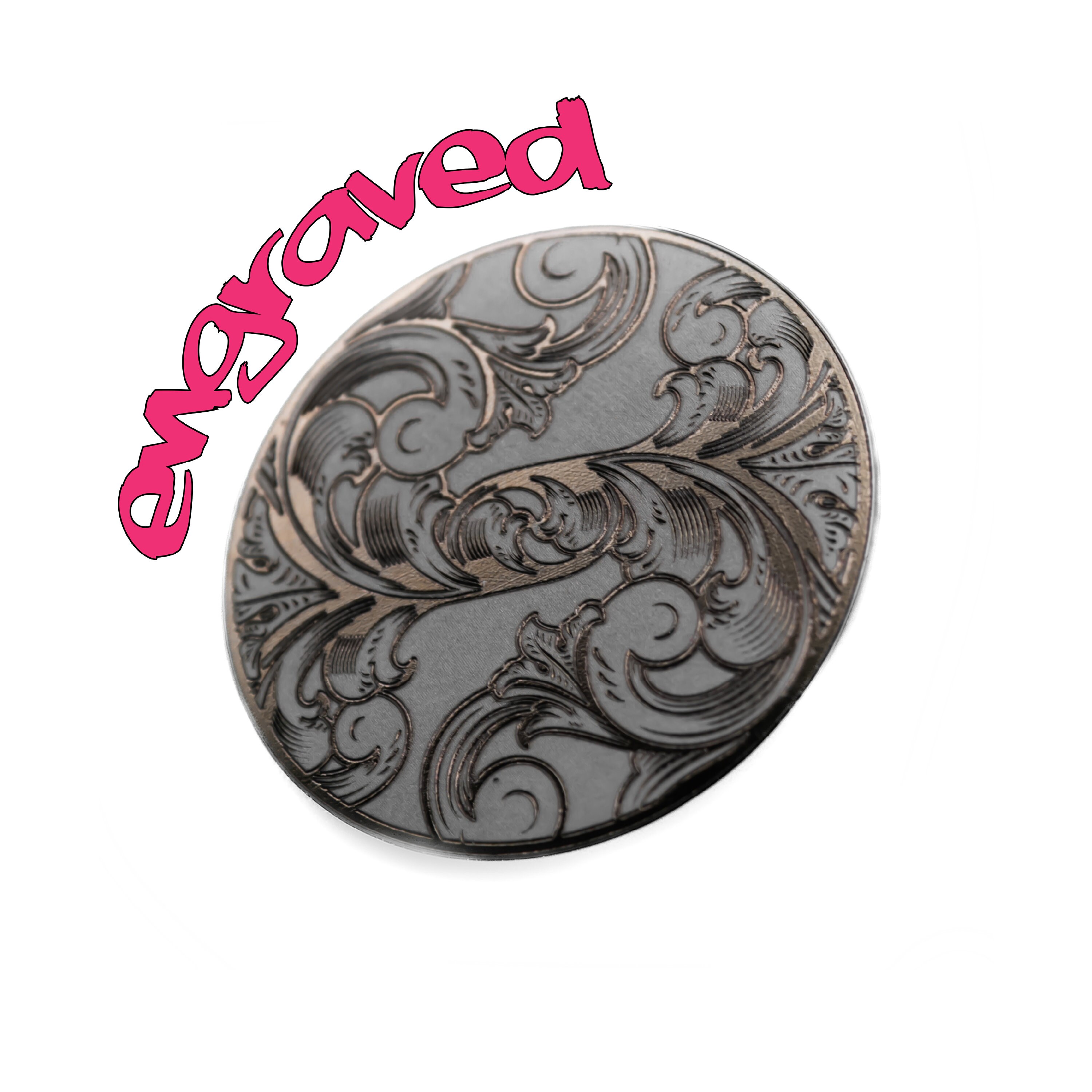 AirTag Medallions Engraved NEW Apple AirTag | Replacement Cover Scrolls ...