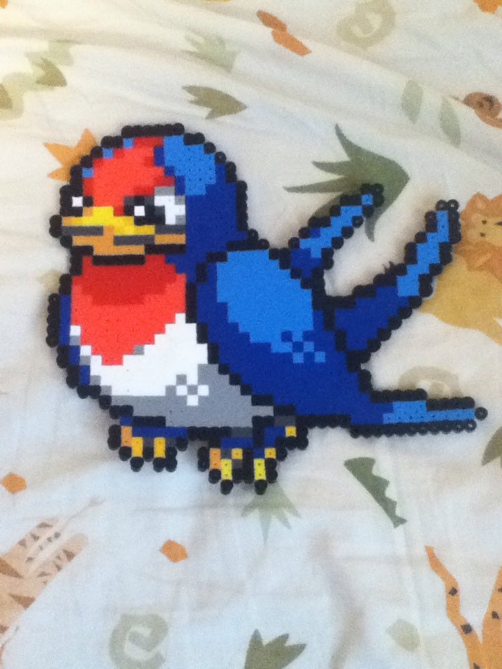 Taillow Perler Bead Sprite | Etsy