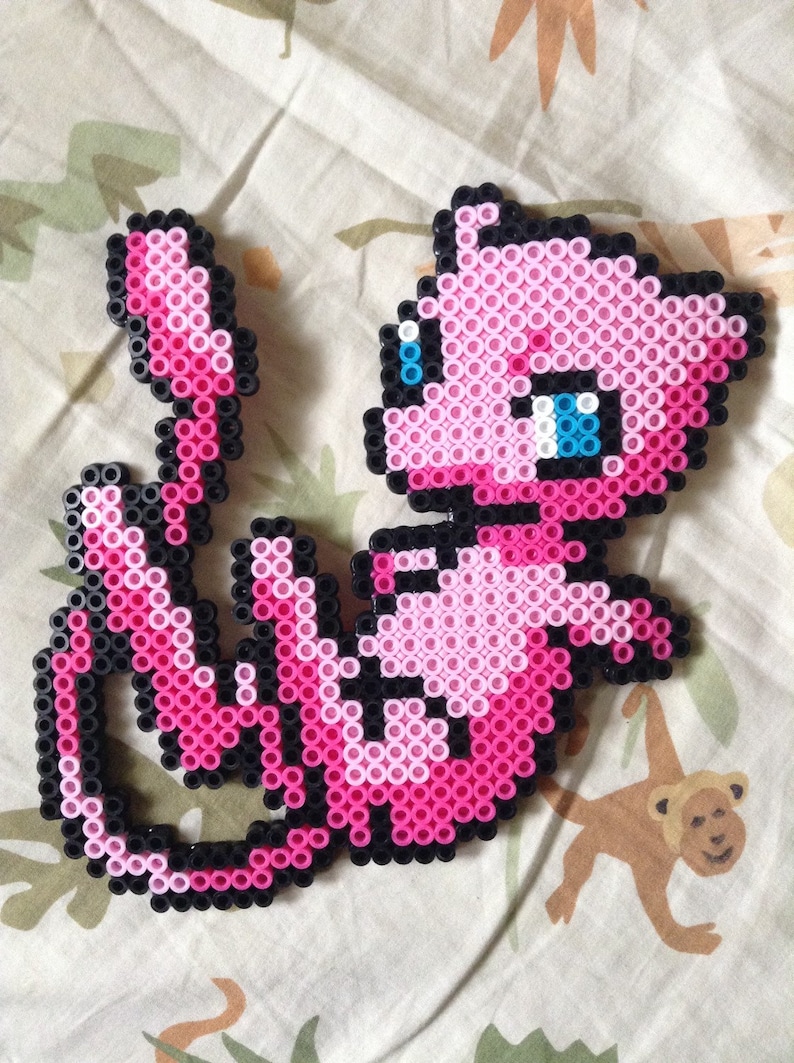 Perler Pokemon Mew Bead Sprite Pixel Art Pokemon Go Perler Bead The Best Porn Website