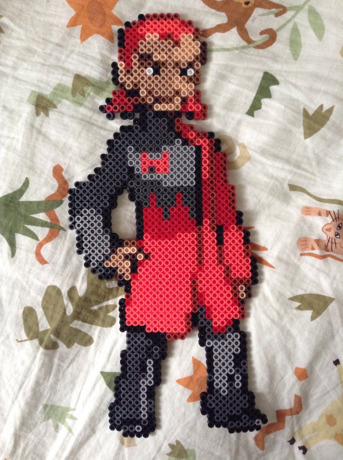 Team Magma Maxie Perler Bead Sprite | Etsy