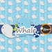 Whale Digital Paper Clipart : whale Digital - Etsy