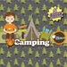 Camping Digital Paper + Clipart : "camping Digital Paper" - Camping ...
