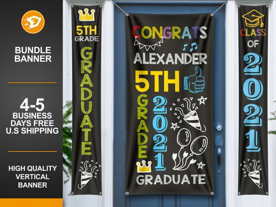 5th Grade Graduation Bundle Door Banner, 5th Grade graduation Bundle ...