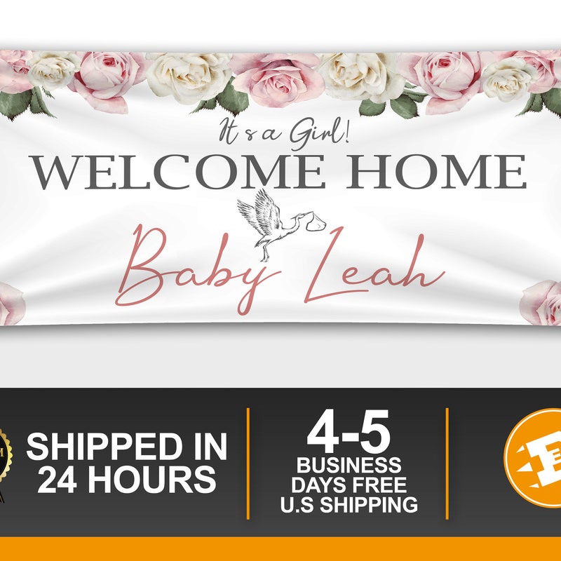 Welcome Home Baby Signs - Etsy