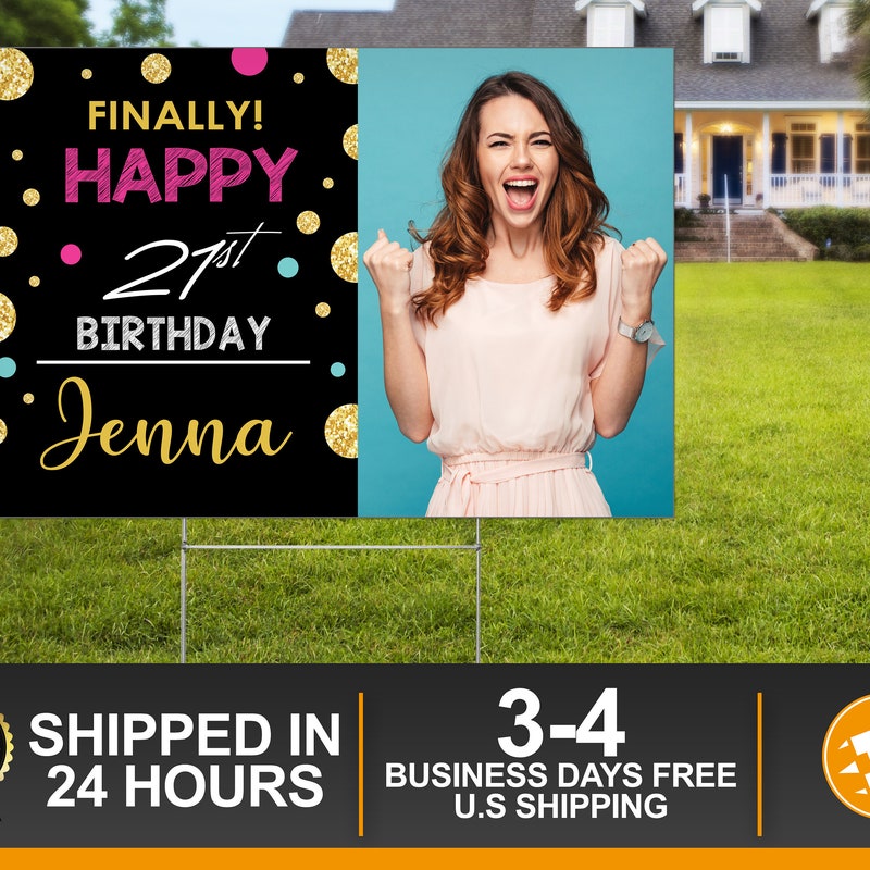 21st Birthday Sign - Etsy