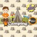 Camping Digital Paper + Clipart : "camping Digital Paper" - Camping ...