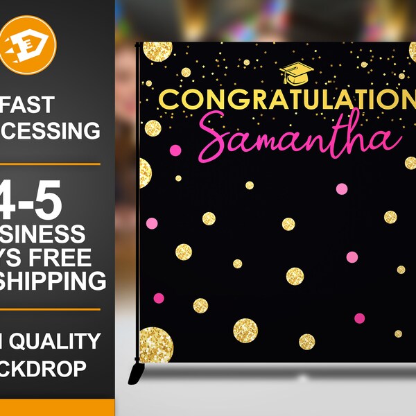 Graduation Backdrop - Etsy