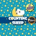 Counting Sheep Clipart + Digital Paper : "sheep Digital Paper" - Sleep ...