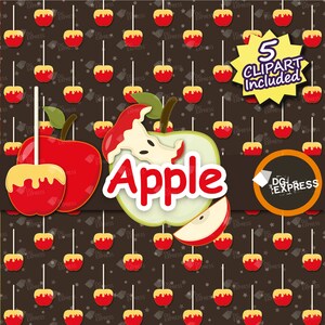 Apple Digital Paper + Clipart : "apple Digital Paper" - Fruit Digital ...
