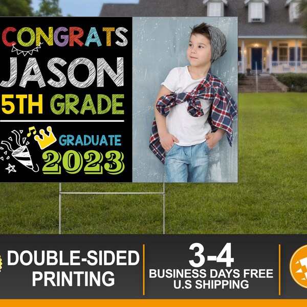 5th Grade Graduation Yard Sign - Etsy