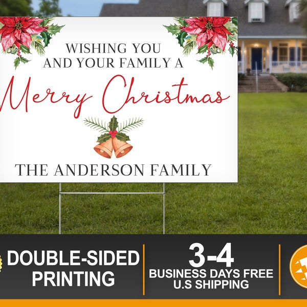 Christmas Yard Sign - Etsy