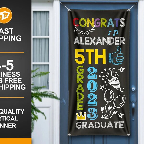 5th Grade Graduation Yard Sign - Etsy