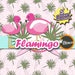 Flamingo Clipart + Digital Paper : "flamingo Digital Paper" -flamingo ...