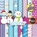 Winter Digital Paper Clipart : winter Digital | Etsy