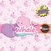 Whale Digital Paper Clipart Pink : whale Digital Paper Whale Paper ...