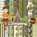 Camping Digital Paper + Clipart : "camping Digital Paper" - Camping ...