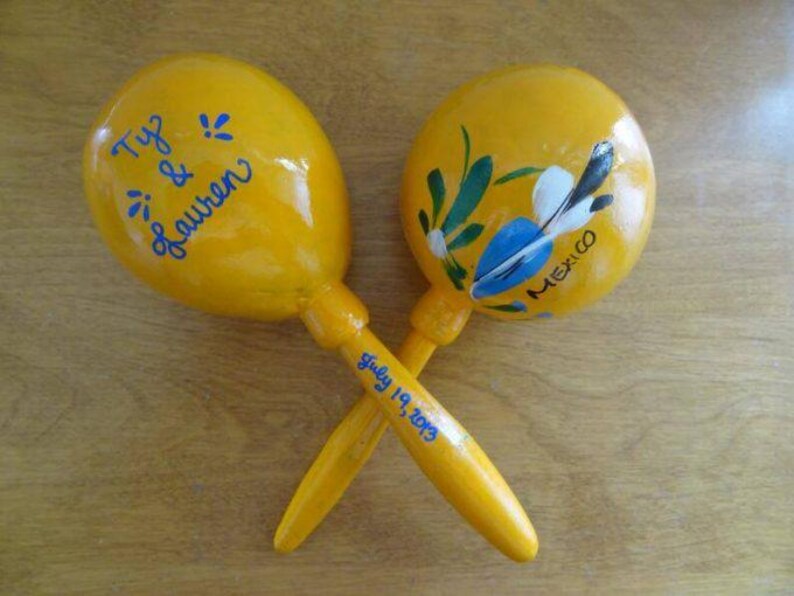Custom Wedding Maracas - Etsy