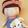 Handmade Rag Doll, Gift for Girl Birthday, Dolls, Rag Dolls, Stuffed ...