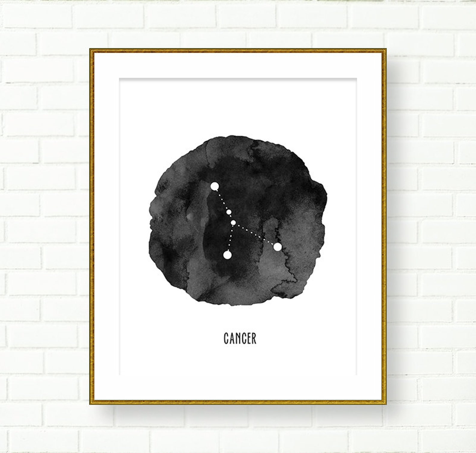 Cancer, Zodiac Sign Print, Horoscope, Astrology, PRINTABLE ...