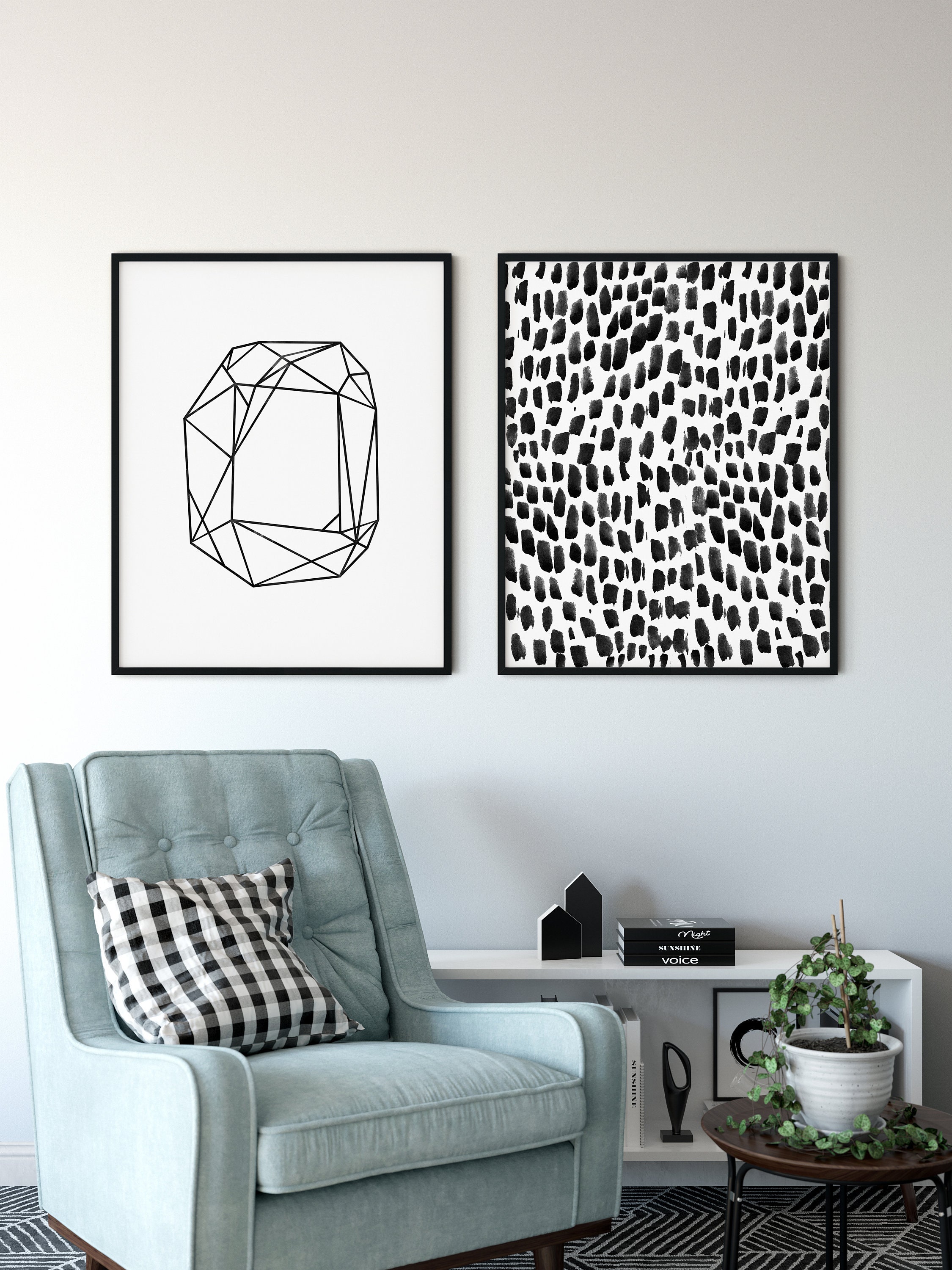 Minimalist Modern Printables Prints Art Pattern Line Art Print Pattern ...