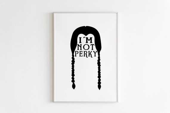 Wednesday Addams Poster Quote Print Printable Addams Family - Etsy