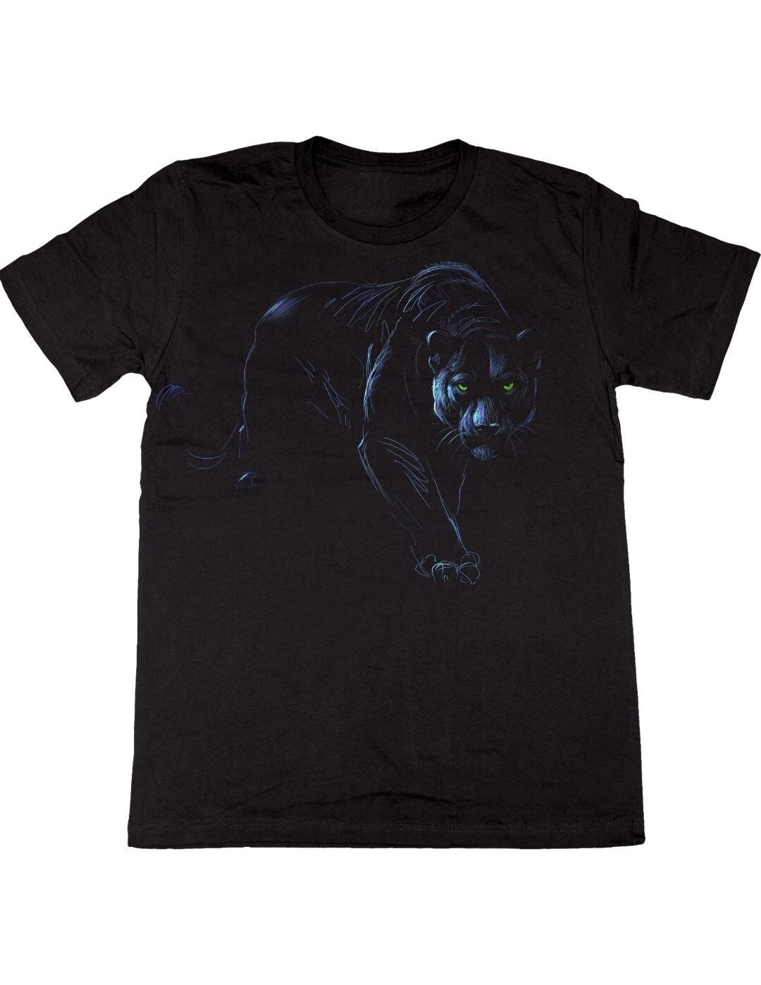 Men's BLACK PANTHER Tee - Animal Art - Softstyle CVC T-shirt - Etsy