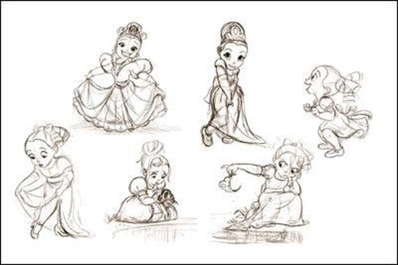 Disney Character Concept Art