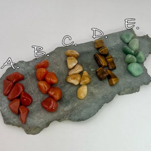 Acacia Tree Sculpture | Made to Order | Tumbled Gemstone | Brass ...
